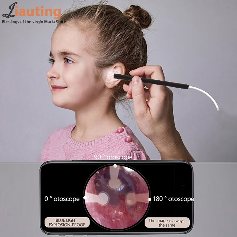 Smart-Visual-Earpick-Endoscope-Spoon-Ear-Cleaner-Camera-Otoscope-Ear ...