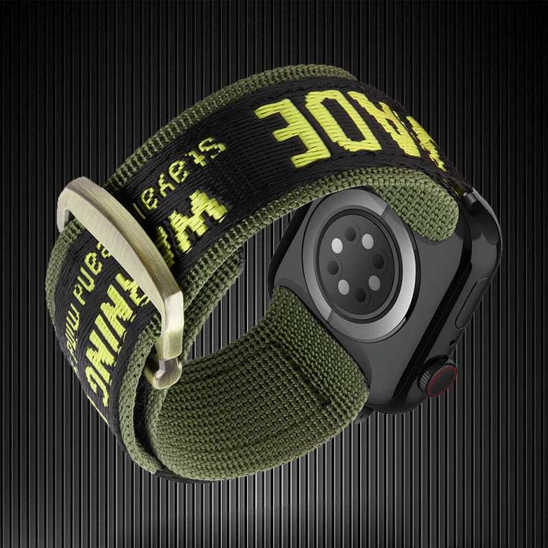 Nylon-Loop-Strap-For-Apple-Watch-Band-Ultra-49mm-44mm-40mm-45mm-41mm ...