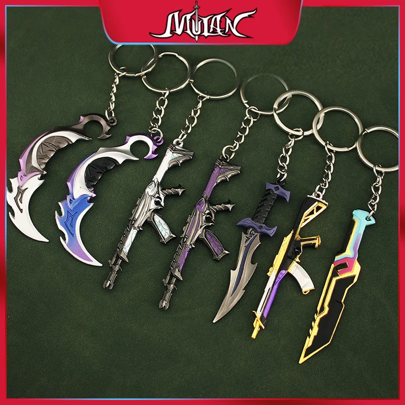 Valorant-Weapon-Reaver-Prime-Vandal-Claw-Knife-Thug-M4-AK-Keychain ...