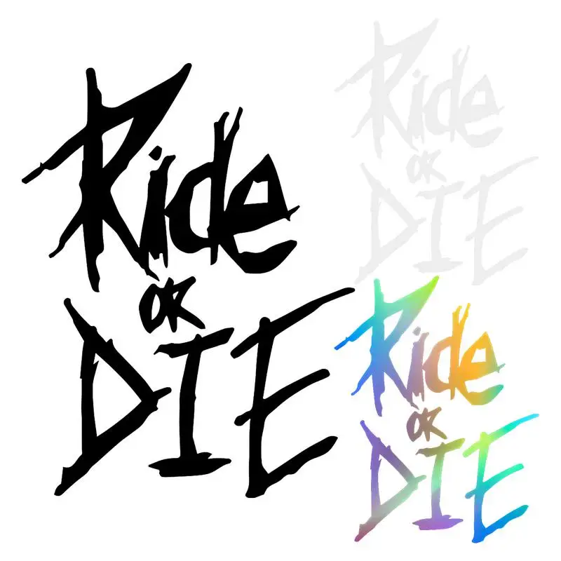 Ride-Or-Die-Stickers-Car-Door-Lettering-Decal-Waterproof-Windshield ...