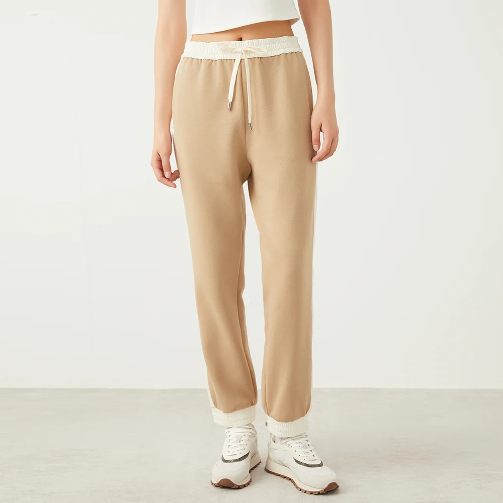 K2514L High Quality Luxury Women's 80% Long Staple Cotton Sweatpants ...