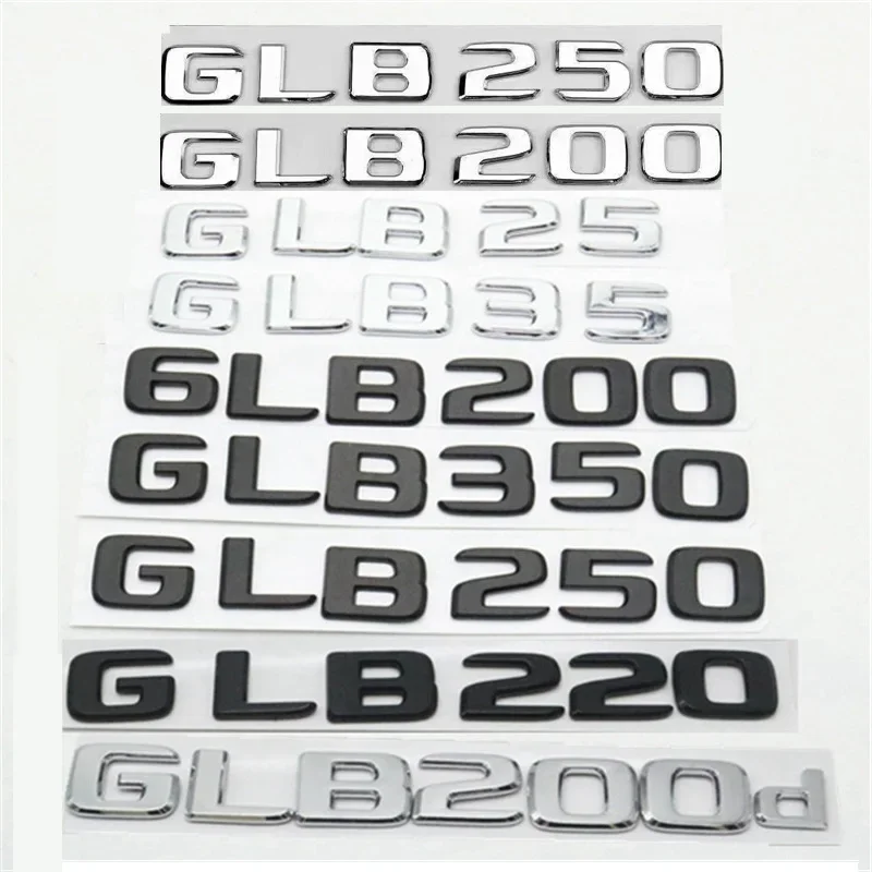 Car Trunk Letters Logo Emblem Badge Decals Sticker For Mercedes Benz ...