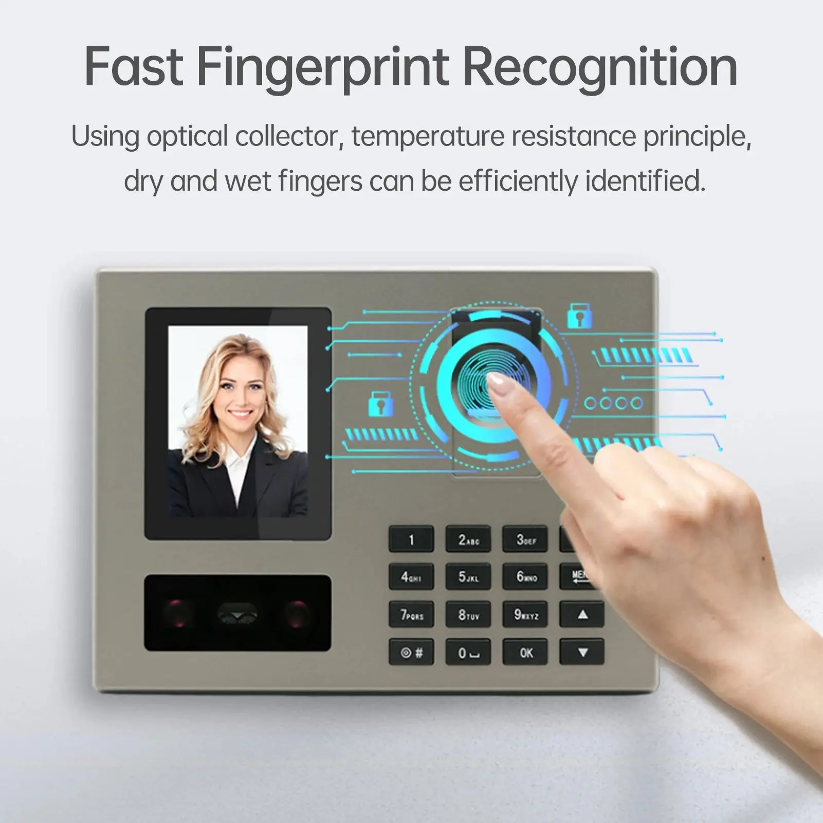 FA03-Electronic-Attendance-Machine-With-Face-Fingerprint-Password ...