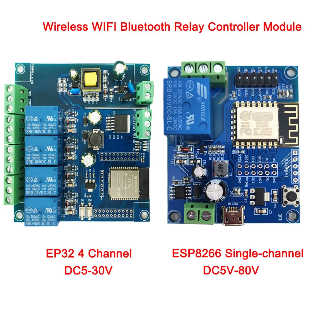 ESP8266 Wireless WIFI Relay Controller Module Single-channel Relay ...