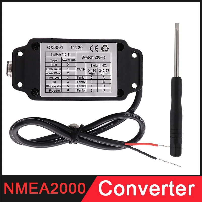 NMEA-CX5001-NMEA-2000-Multifunction-Converter-0-190-Ohm-240-33-Ohm ...