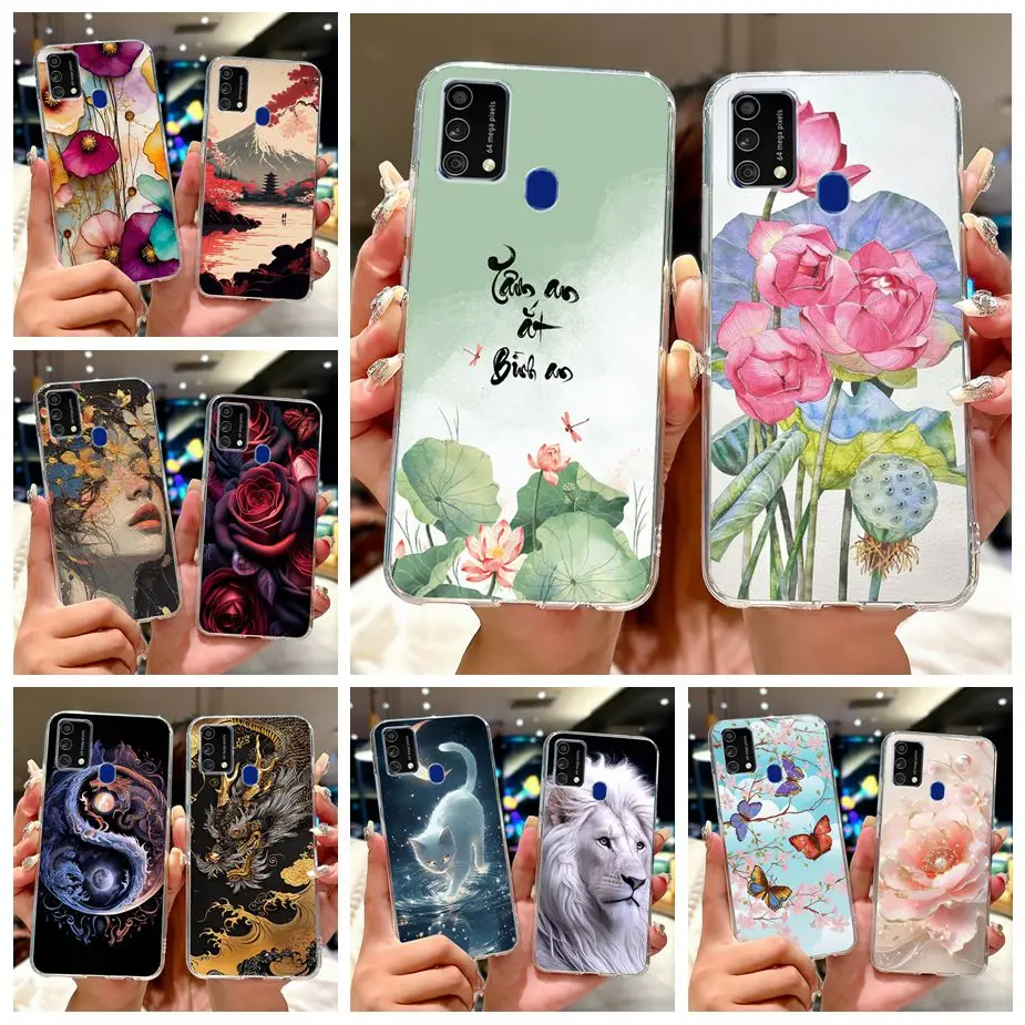 For Samsung Galaxy M31 Prime Case M21 M21s New Luxury Painted Cover ...