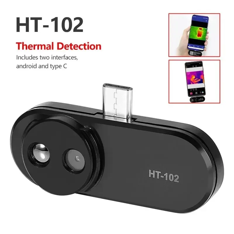 HT-102-Thermometer-Multifunction-Meter-Handheld-Detection-Mobile-Phone-Infrared-Black-High ...