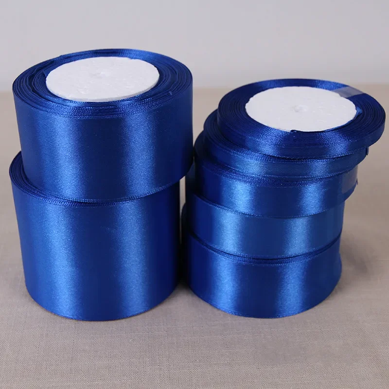 6-10-15-20-25-38-50mm-25yards-roll-Royal-blue-Silk-Satin-Ribbon-Wedding ...