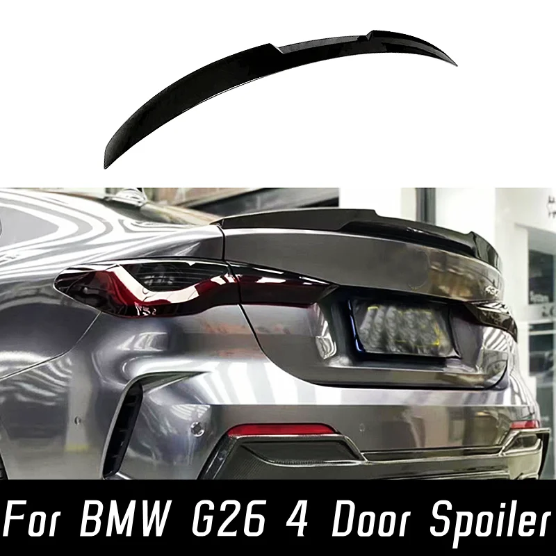 Rear Bumper Lip Trunk Spoiler Wings For 2020 2023 BMW 4 Series 4Door ...