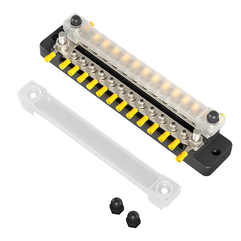 RV-yacht-double-row-12-way-Busbar-DC-150A-high-current-busbar-12-48V ...
