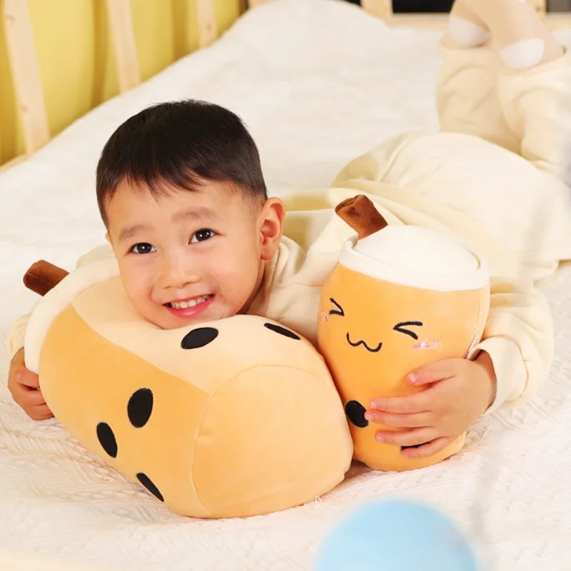 Aixini Boba Plush Kawaii Bubble Tea Plushie Pillow Soft Stuffed Milk ...
