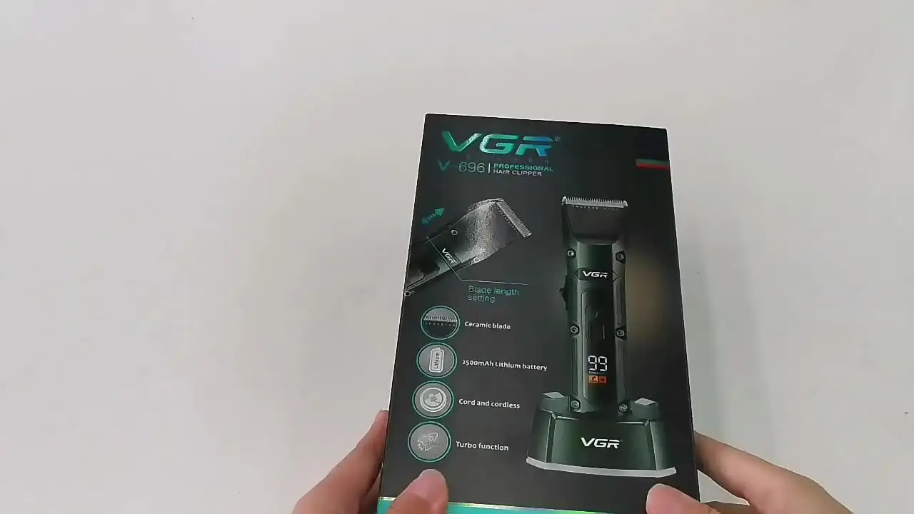 VGR V696 электрические машинки для стрижки волос профессиональный перезаряжаемый портативный ...