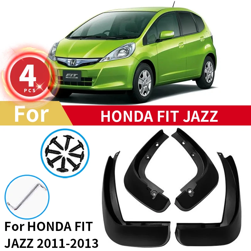 Car-Mud-Flaps-For-Honda-Fit-Jazz-2011-2012-2013-2014-2015-2016-2017 ...