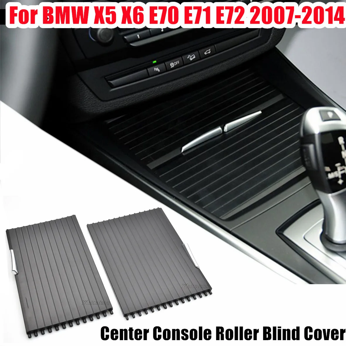 Cup-Holder-Center-Console-Roller-Blind-Shutter-Cover-51166954943-For ...