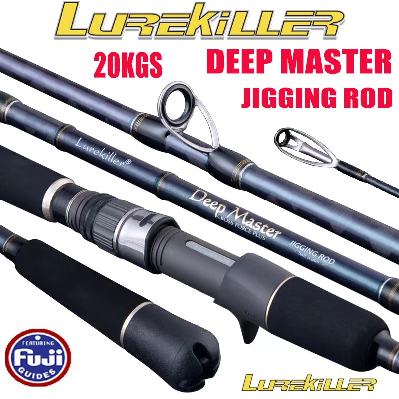 Lurekiller-Deep-Master-Fuji-Guides-Carbon-Solid-Fast-Jigging-Rod-1-80m ...