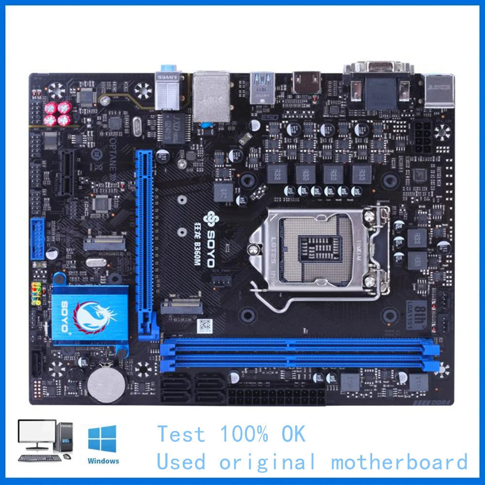 Used For Intel B360 LGA 1151 CPU For SOYO B360M Motherboard Computer ...