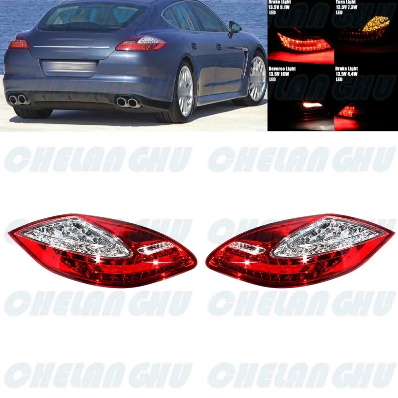 LED Tail Light For Porsche Panamera 2010 2011 2012 2013 1 Pair Rear ...