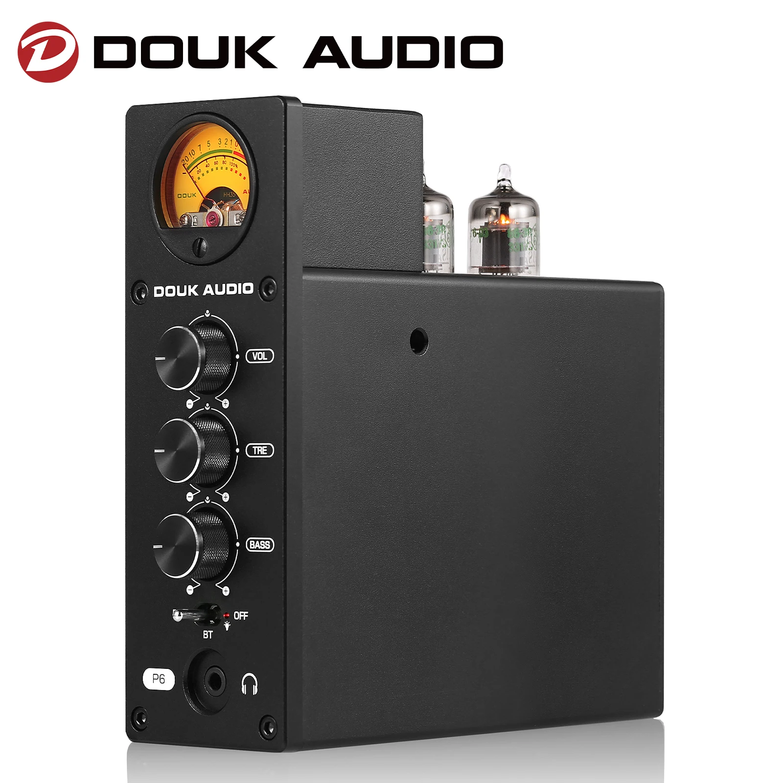 Douk-Audio-P6-HiFi-JAN5654-Stereo-Headphone-Amplificador-V-lvula-Tubo ...