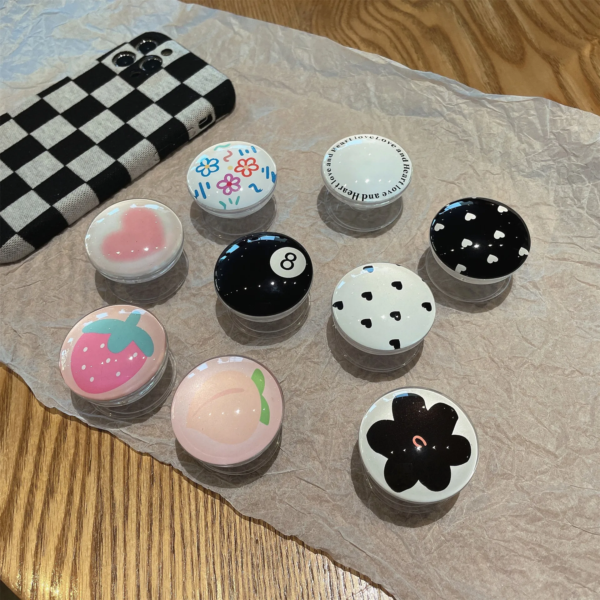 2022 New Popular Ring Phone Holder Grip Socket For Cellphone Stand ...