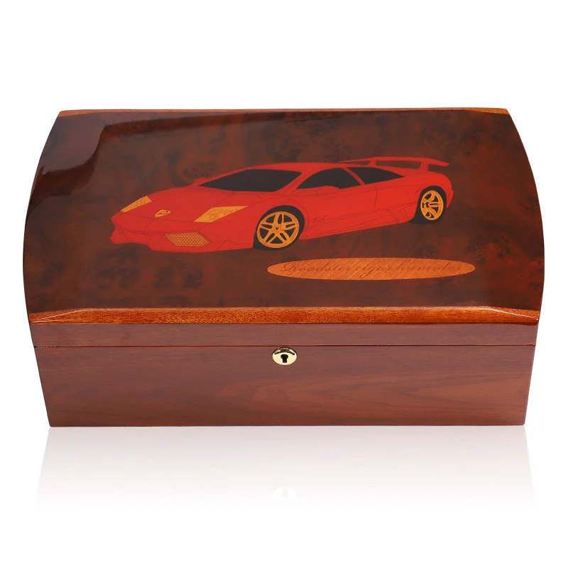 HANNICOOK cedar wood cigar box high end cigar moisture cabinet large ...