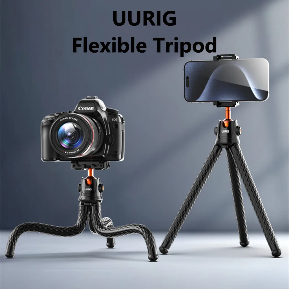 2024-UURIG-Flexible-Tripod-For-Phone-DSLR-Camera-Stand-With-Remote ...