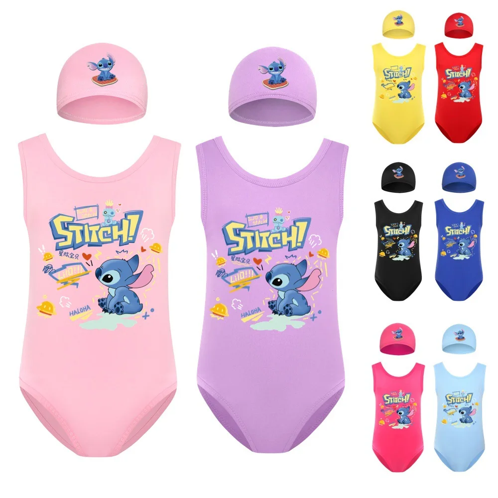 Maillot-de-bain-imprim-dessin-anim-Disney-Stitch-pour-filles-joli-haut ...