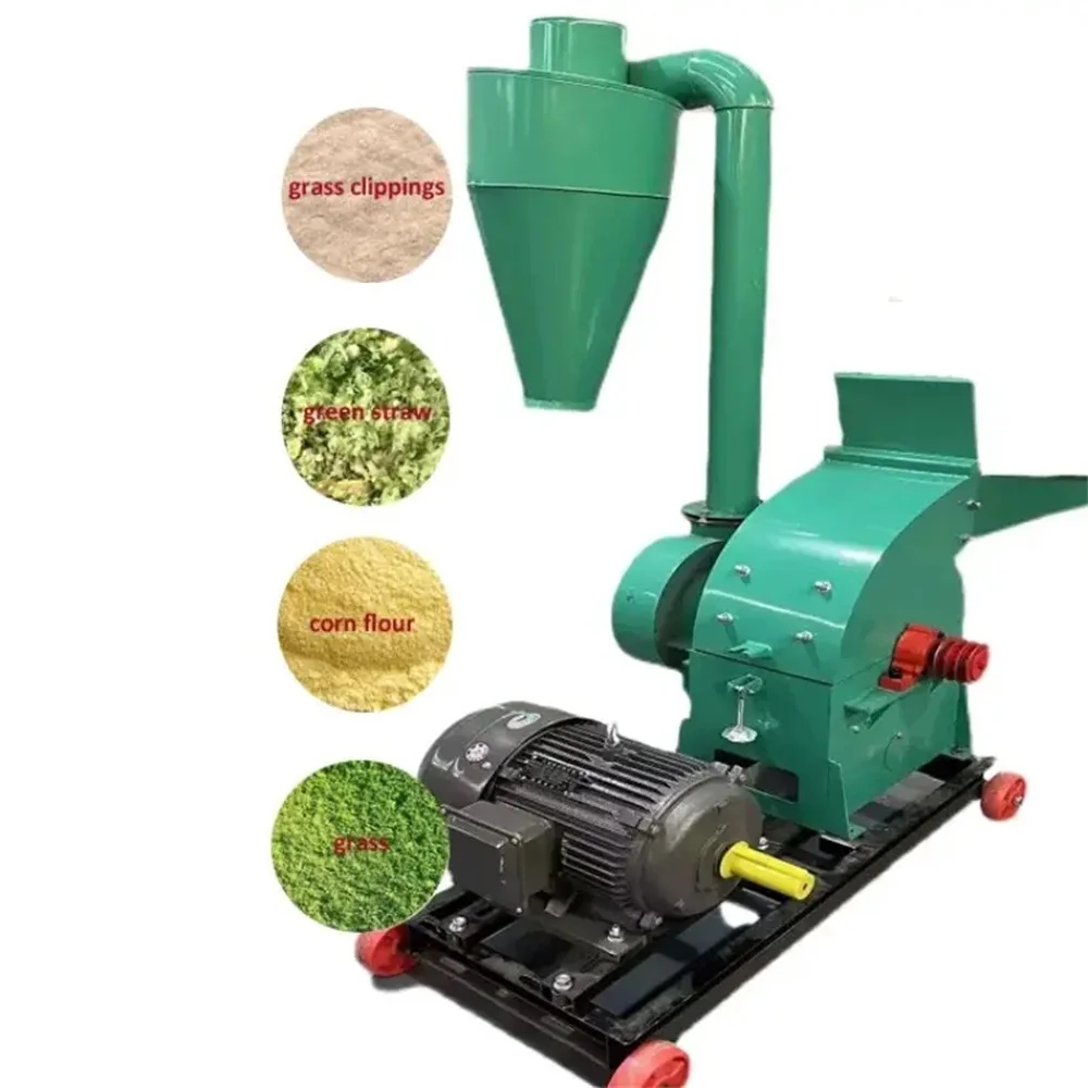 1000-1500KG-H-Feed-Straw-Crusher-Grinder-Grain-Corn-Flour-Hammer-Mill ...