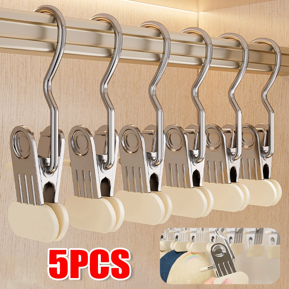 New-Clothespins-Stainless-Steel-Closet-Clothes-Organizer-Laundry ...