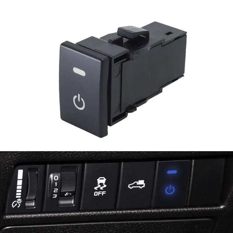 Car-Blue-Light-LED-Front-Rear-Fog-Light-Button-Spotlight-Music-Fan ...