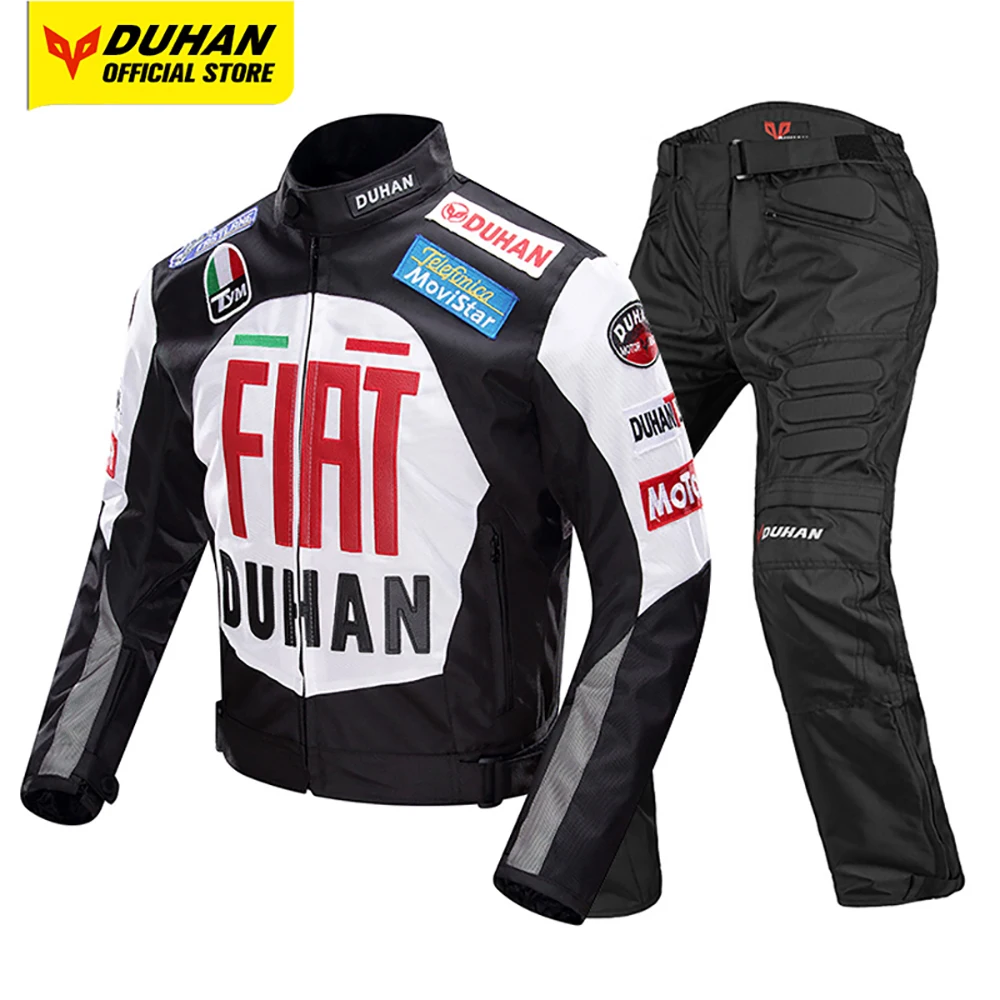 DUHAN Waterproof Motorcycle Jacket Men's And Women's Motorcycle Riding ...