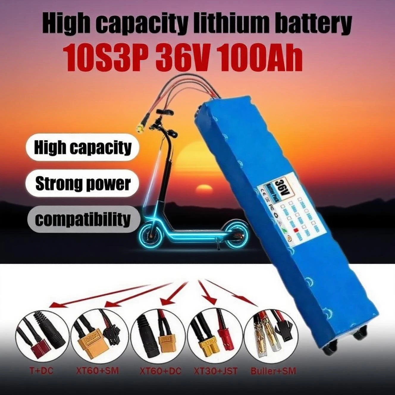 M365 Original 36V 30Ah Battery Pack 10S3P 30000mAh 18650 for Electric ...