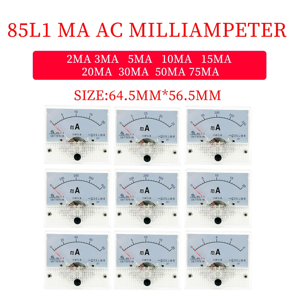 85L1-MA-pointer-type-AC-milliampere-ammeter-50mA-100mA-200mA-300mA-and ...