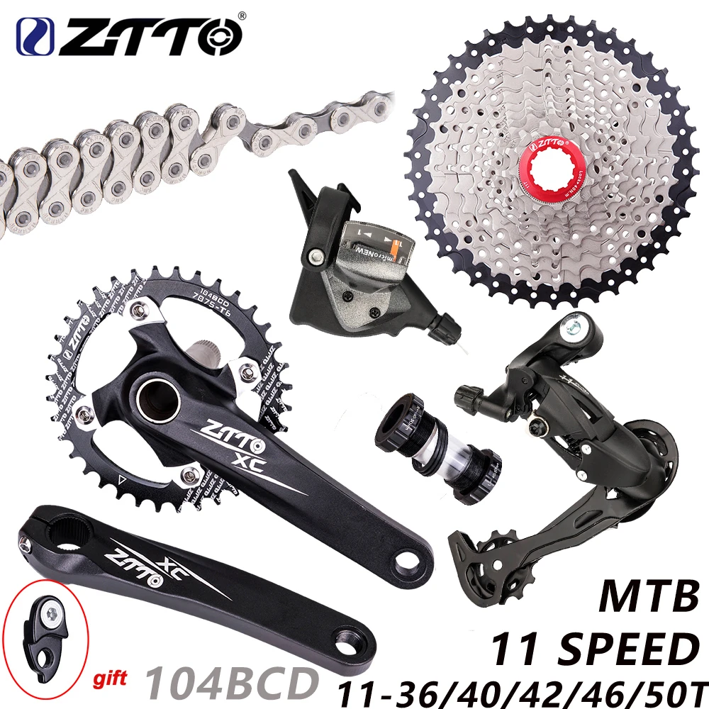 ZTTO MTB Bicicleta 11 Speed Shifter Grupo conjunto Desviador 1x11 Velocidade Shifter 11 S ...