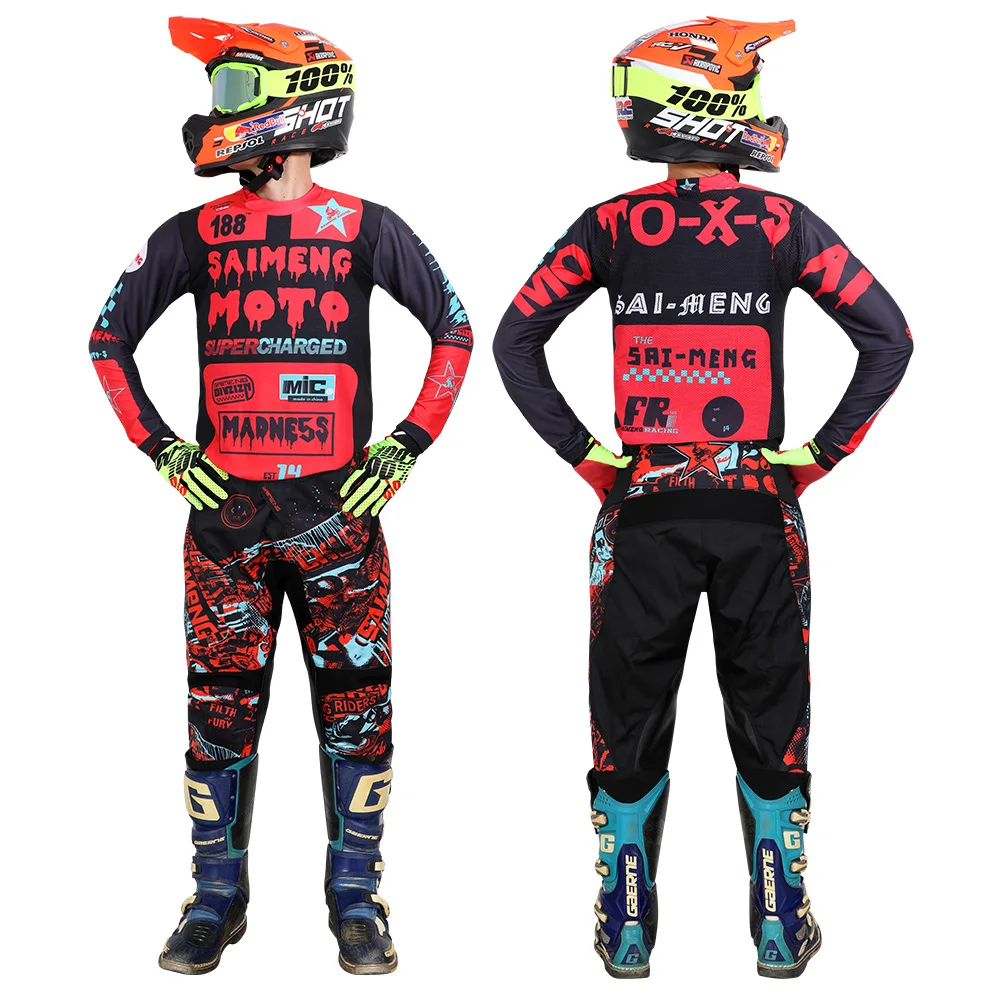 NEW-2022-SAIMENG-RACING-motocross-gear-set-mx-jersey-pants-racing-suit ...