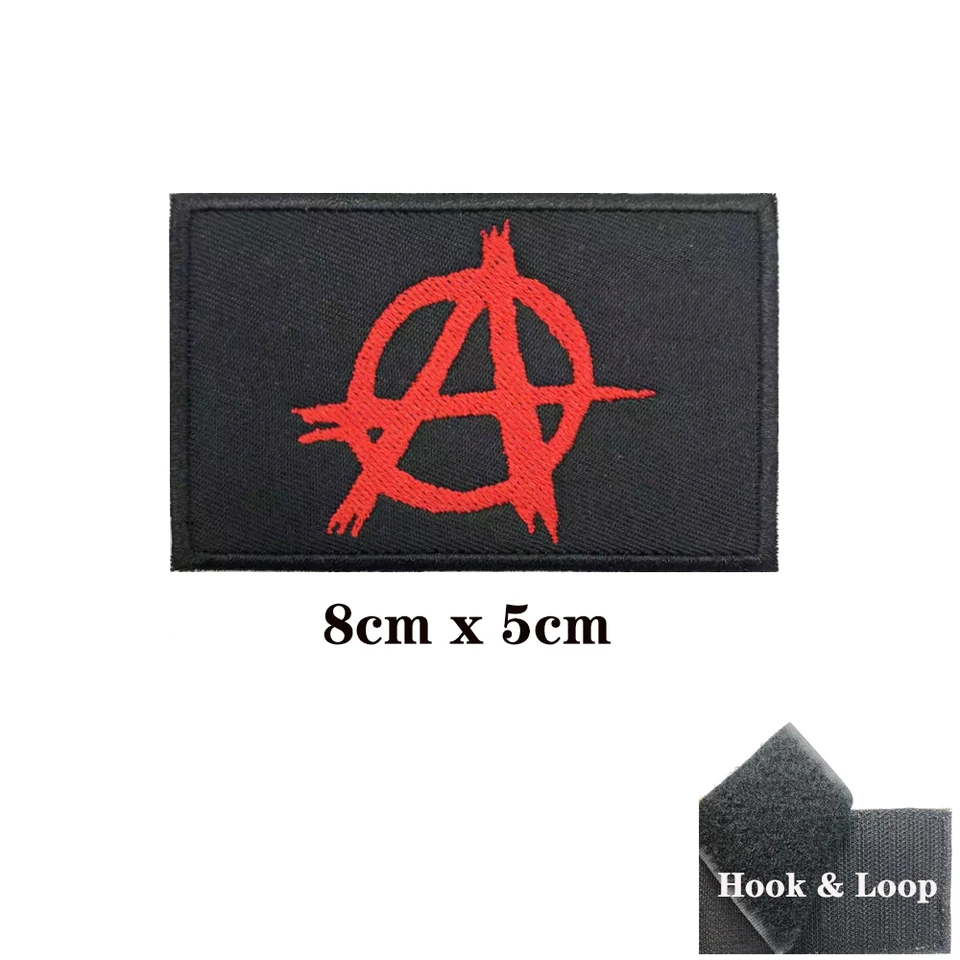 Parche Cypress Collectibles Parche Bordado Bandera Anarquista - Estilo ...