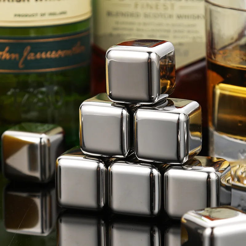 304 stainless steel ice cubes, frozen ice cubes, metal ice cubes ...
