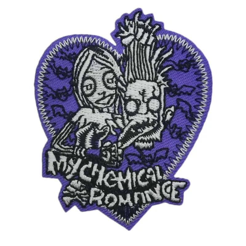 MY CHEMICAL ROMANCE MCR Logo Music Band Iron On/Sew On Patch Heavy ...
