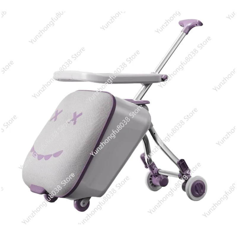 Tie rod children's suitcase suitcase baby walking travel trolley travel ...