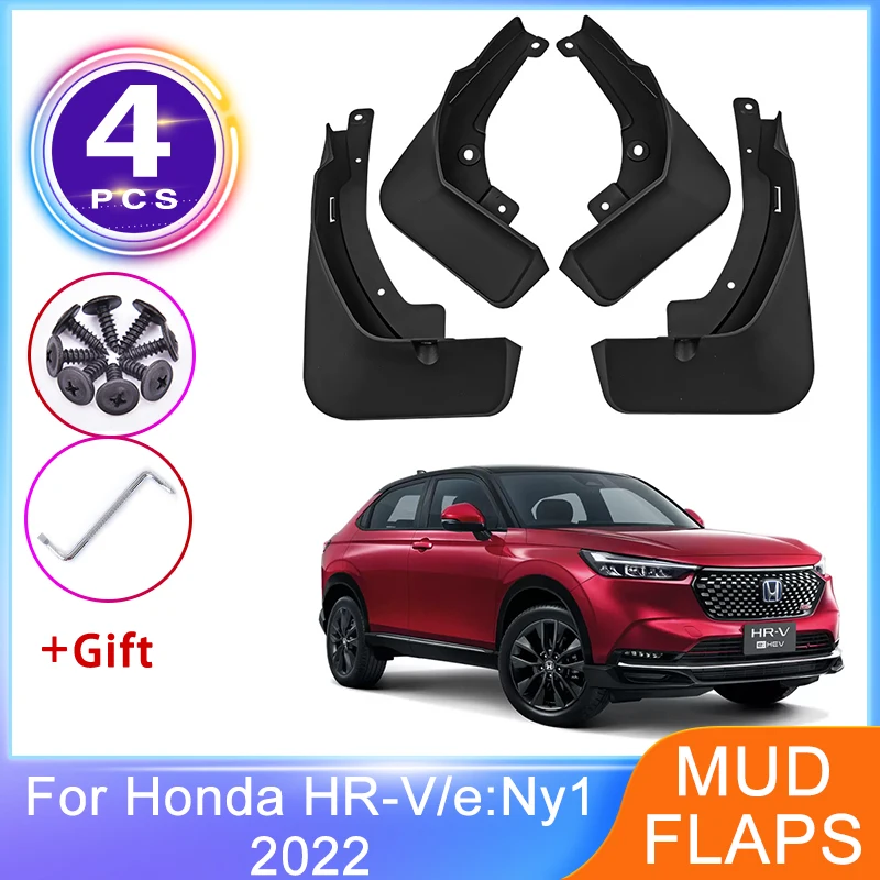 4PCS-Front-Rear-Mudguards-For-Honda-HR-V-Vezel-E-Ny1-RS-EEL-2022-Splash ...