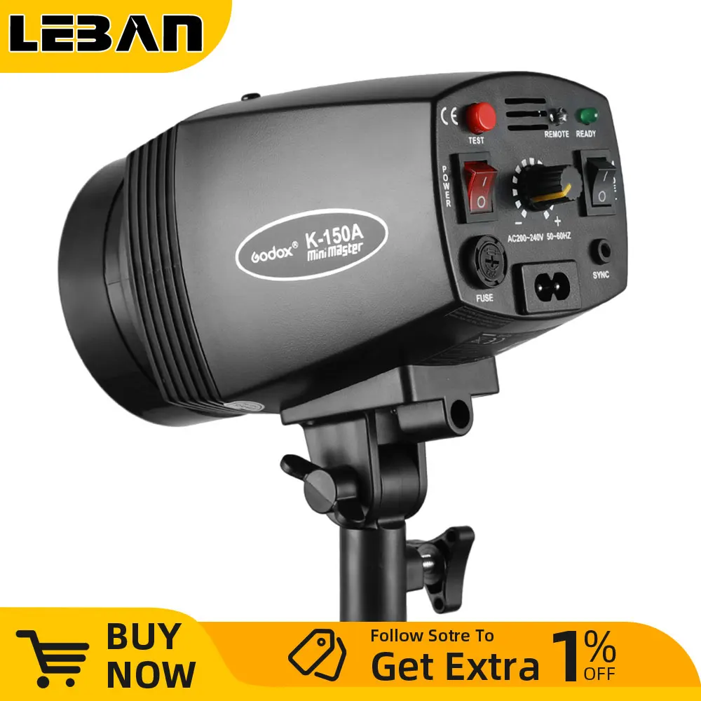 GODOX-Mini-Flash-de-estudio-maestro-port-til-K-150A-150Ws-iluminaci-n ...