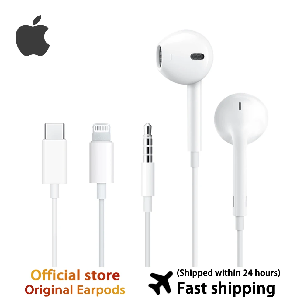 Apple-EarPods-Headphones-with-Lightning-Connector-USB-C-or-3-5-Wired ...