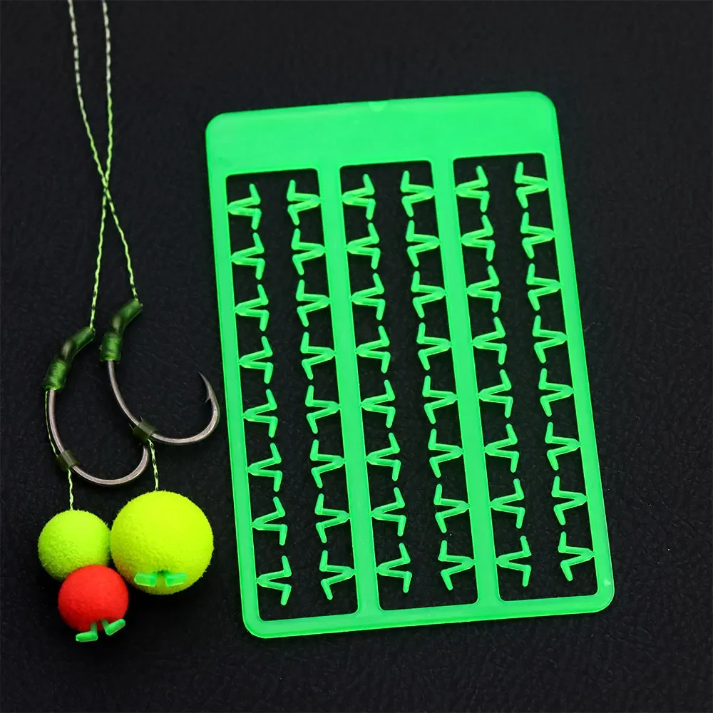 10-Cards-Fishing-Line-Hair-Extension-Stop-Beads-Carp-Rig-Bait-Boilie ...