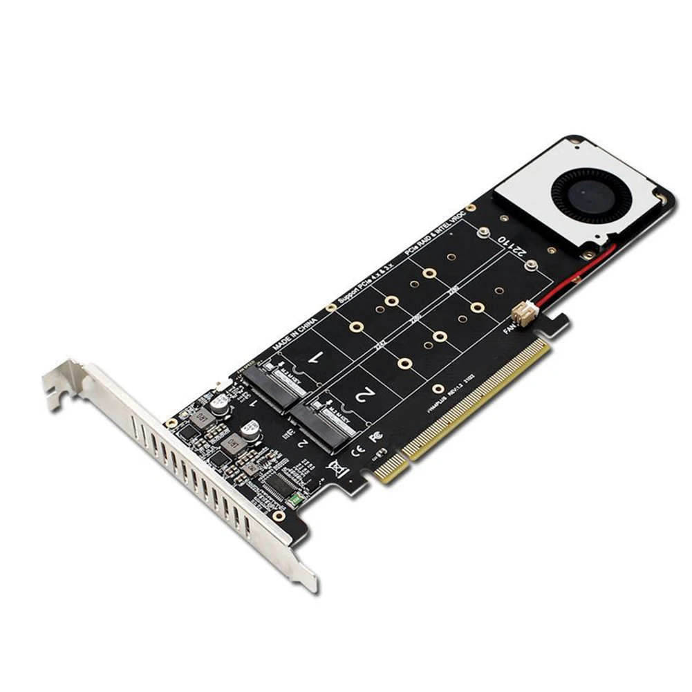 4-NVME-Array-Card-4x32Gbps-M2-NVME-Extended-Card-PCIeX16-To-M-2-NVMe ...