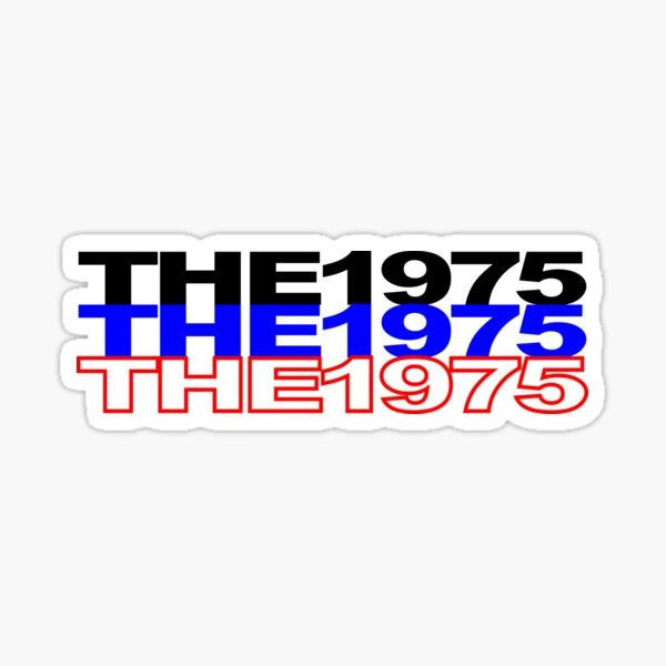 1975 Sticker Logo Matty Healy Being Funn 10PCS Stickers for Cute ...