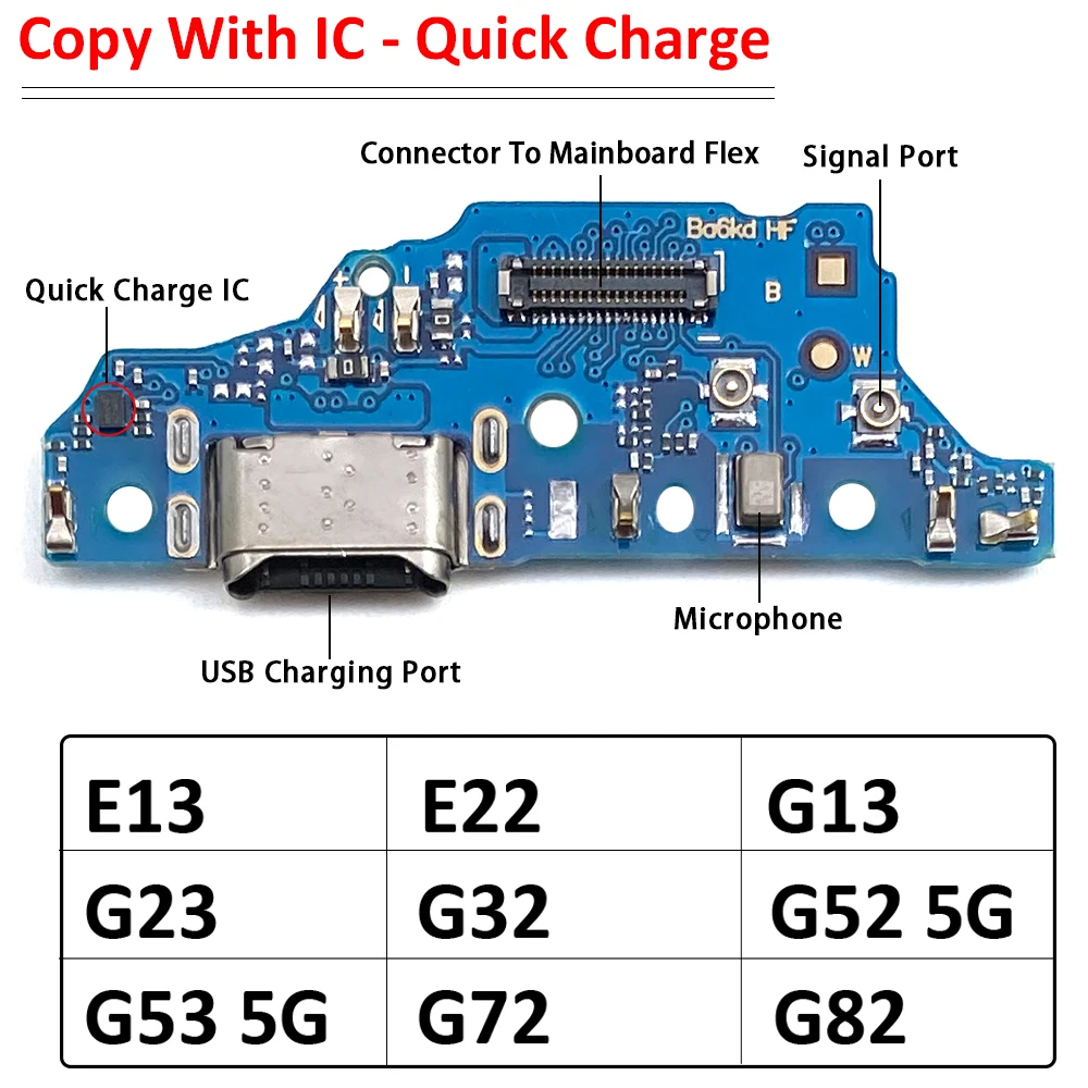New-For-Motorola-Moto-E13-E22-G13-G23-G32-G52-G53-G72-G82-USB-Charger ...