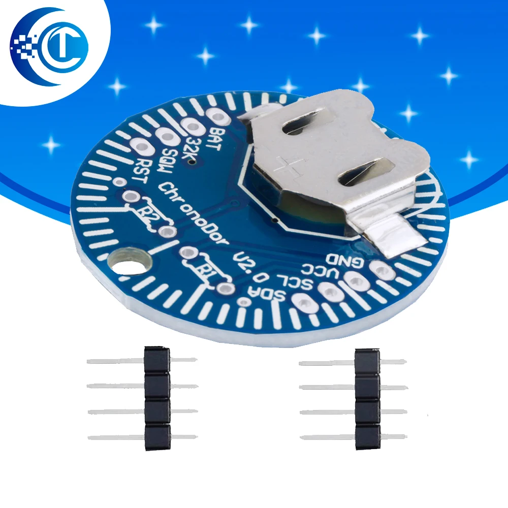 Módulo de relógio em tempo real RTC DS3231 ChronoDot V2.0 I2C para ...