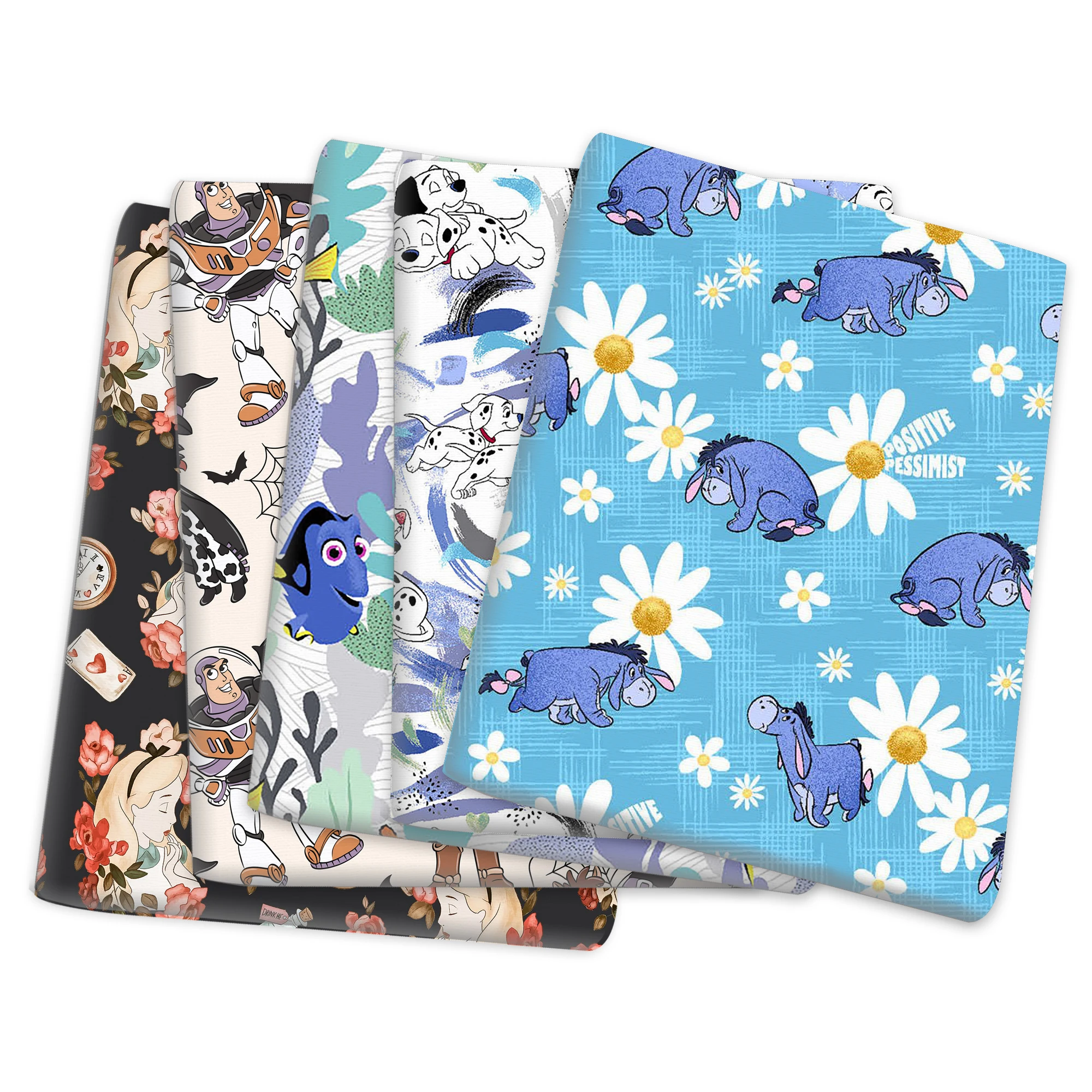 50*145cm Disney Eeyore Winnie Polyester Cotton Fabric For Tissue Sewing ...