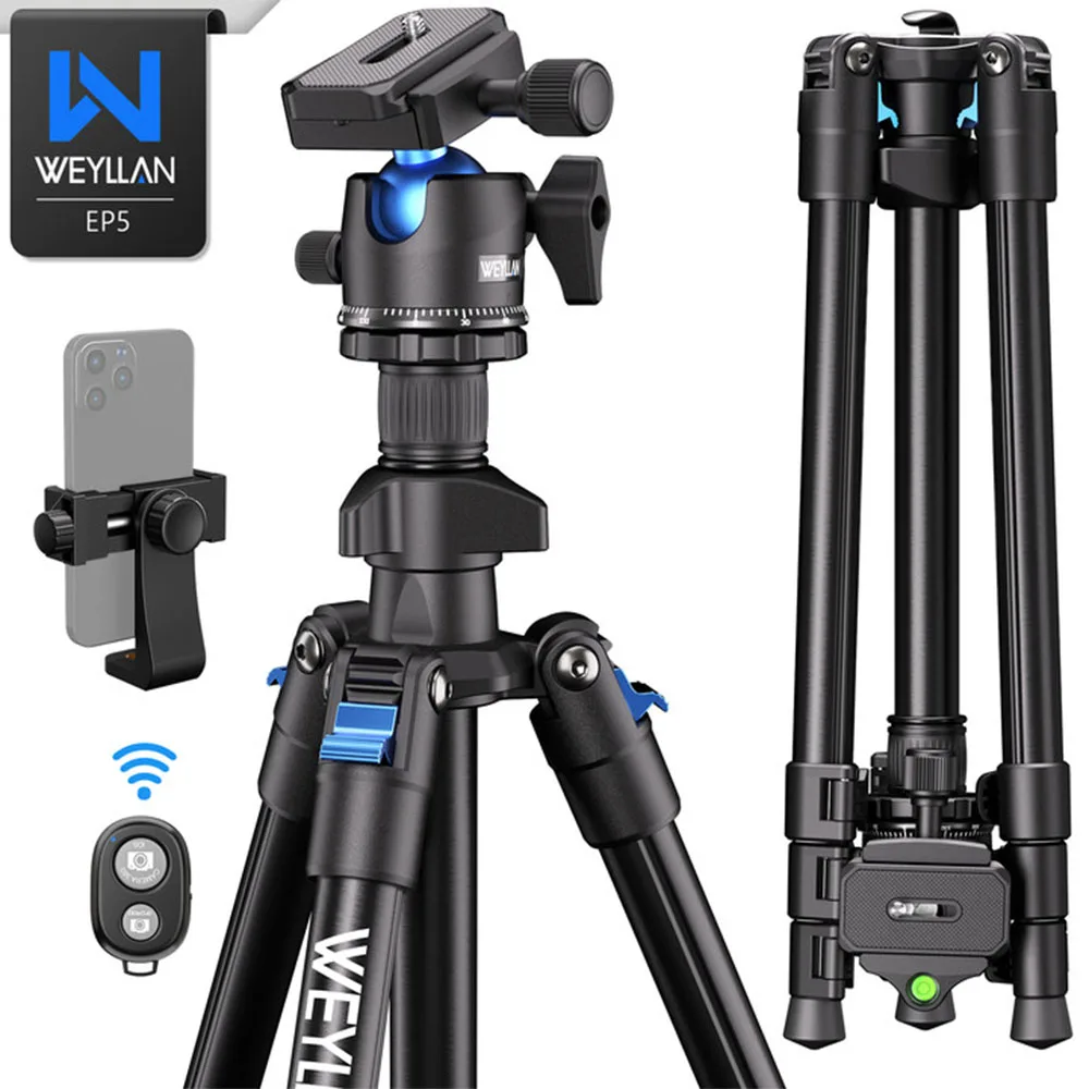 EP5-64-17in-163cm-Aluminum-Alloy-Camera-Tripod-Stand-Light-Portable ...