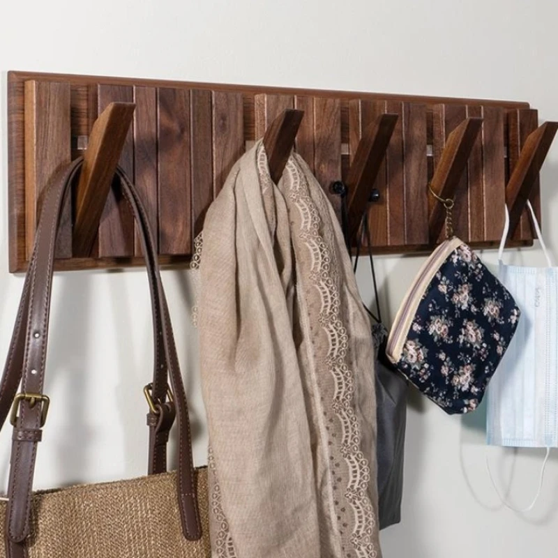 Wall-Clothes-Hanger-Mounted-Coat-Hook-Nordic-Solid-Wood-Hallway ...