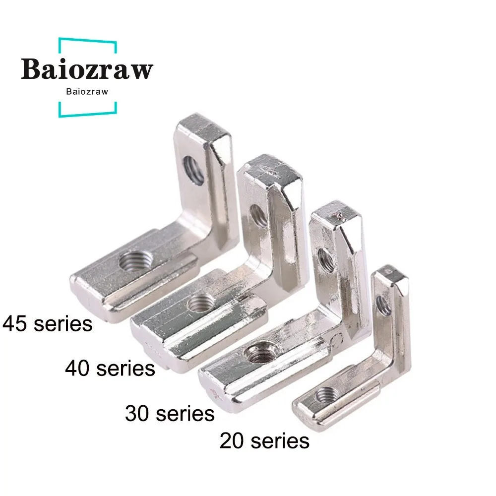 20 30 40 45 Series Black Eu Standard Aluminum Profile Parts New T-slot ...